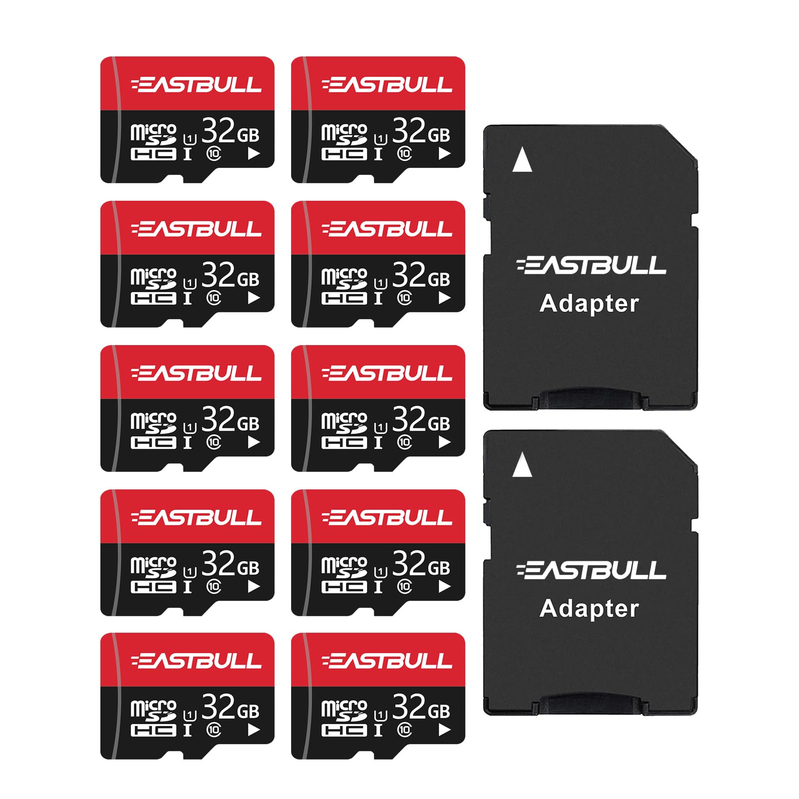 Amazon.com: 32GB 10-Pack of Micro SD Cards, EASTBULL SD Memory Cards ...
