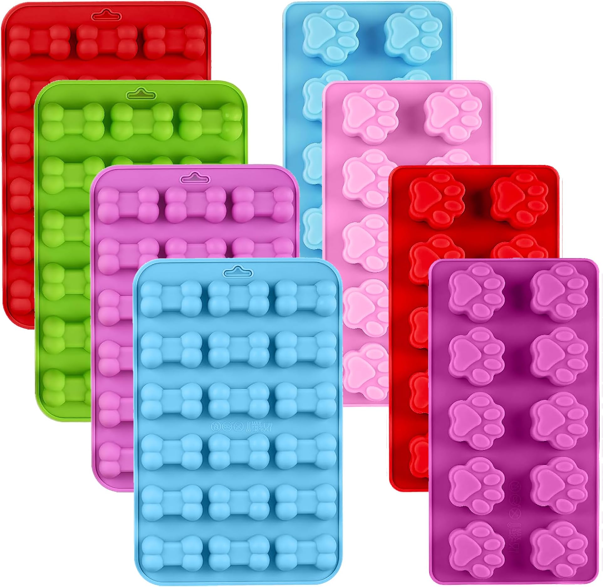 Amazon.com: Shxmlf Dog Baking Supplies, Dog Treat Silicone Molds ...