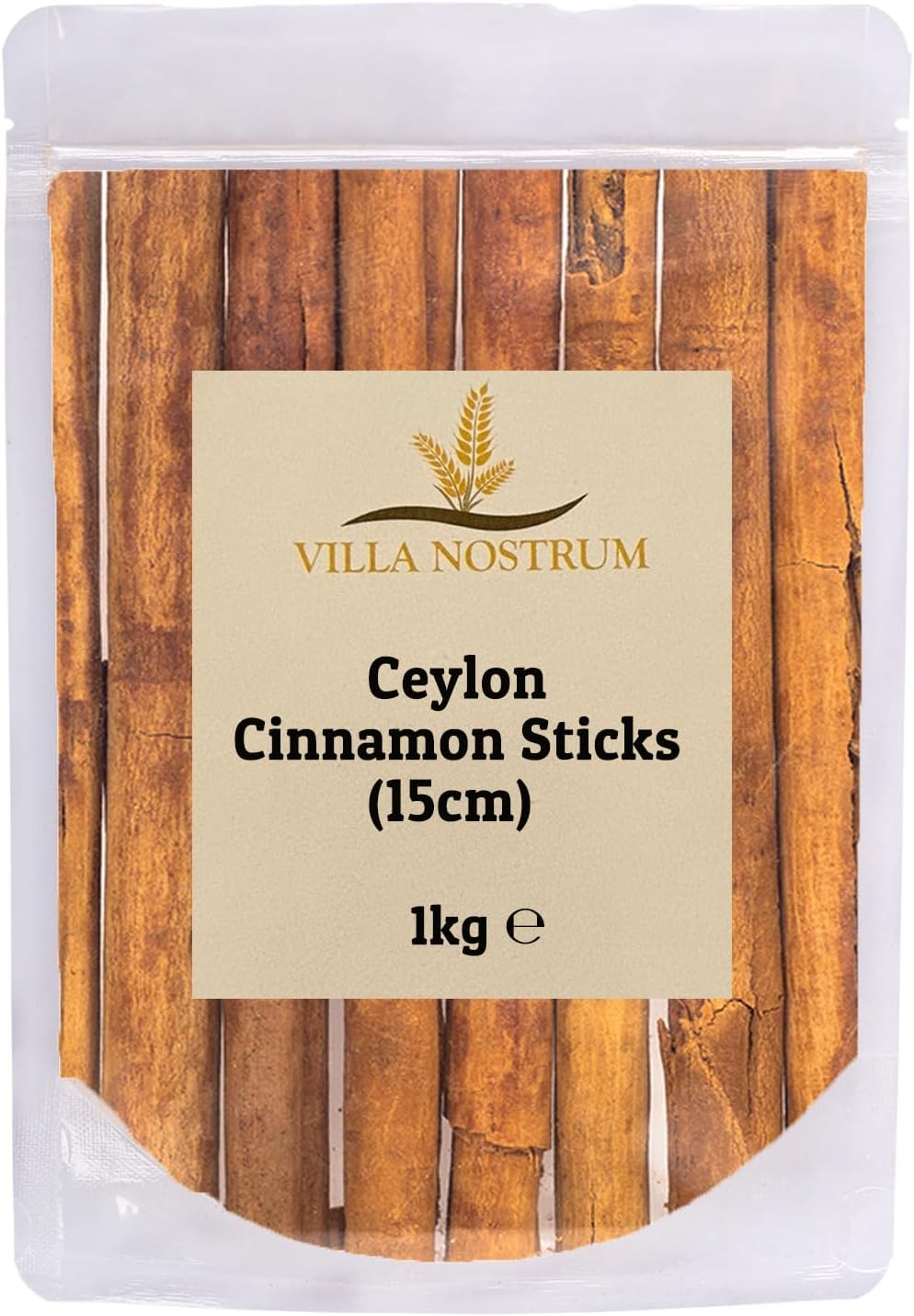 Ceylon Cinnamon Sticks (15cm) 1kg - Pure Ceylon Cinnamon Quills, True ...