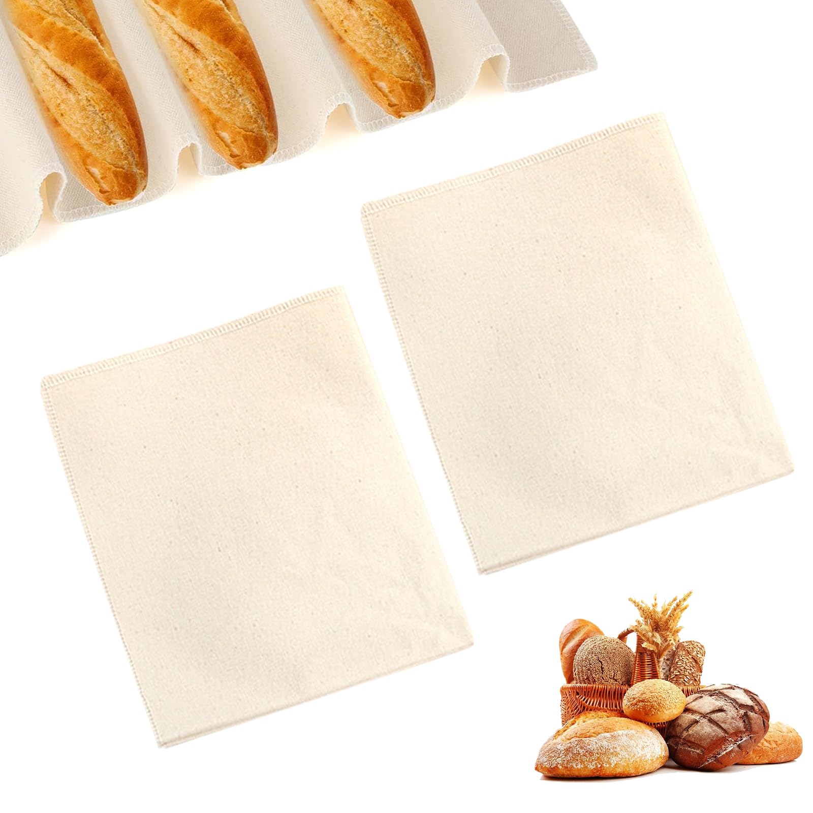 Amazon.com: Bread Baking Supplies,2PCS Proofing Cloth for Bread Baking ...