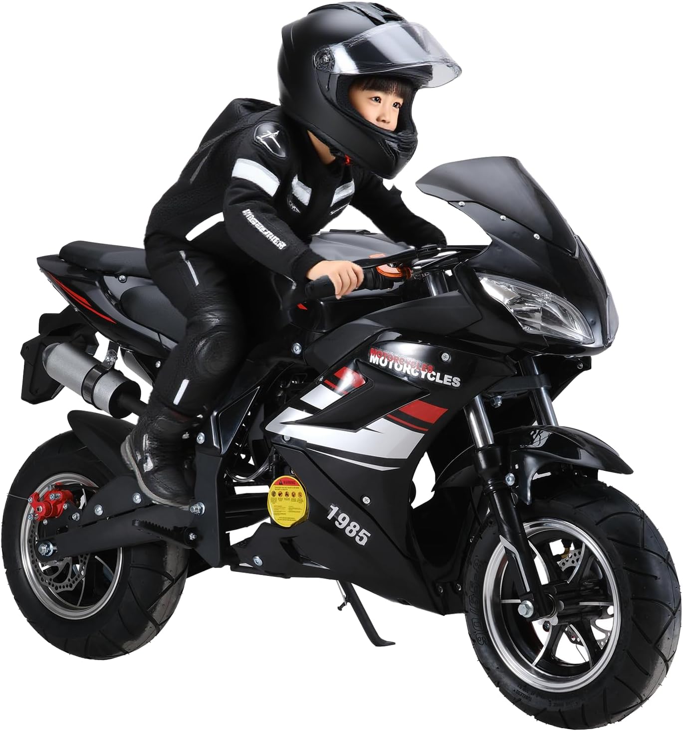 Amazon.com: loyliawa 50cc Dirt Bike Mini Bike 4-Stroke Pocket Rocket ...