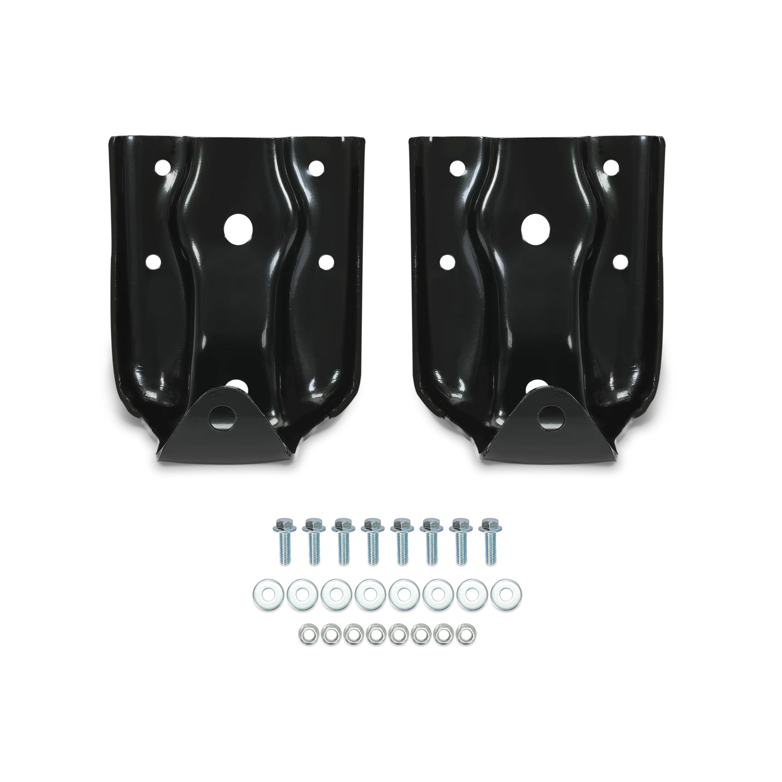 Amazon.com: 7BLACKSMITHS Rear Leaf Spring Hanger Set Compatible with ...