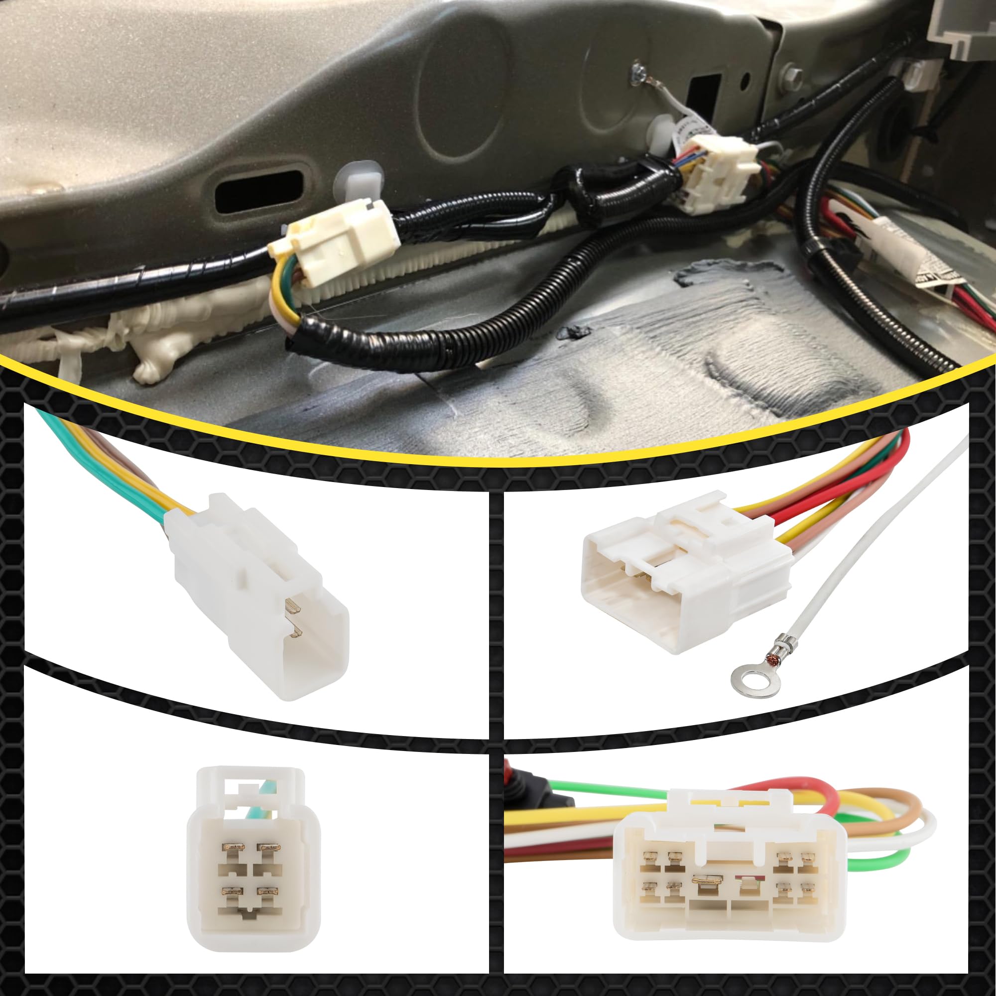 Oyviny Custom 4-Way Trailer Wiring Harness W/Powered Converter 56217 ...