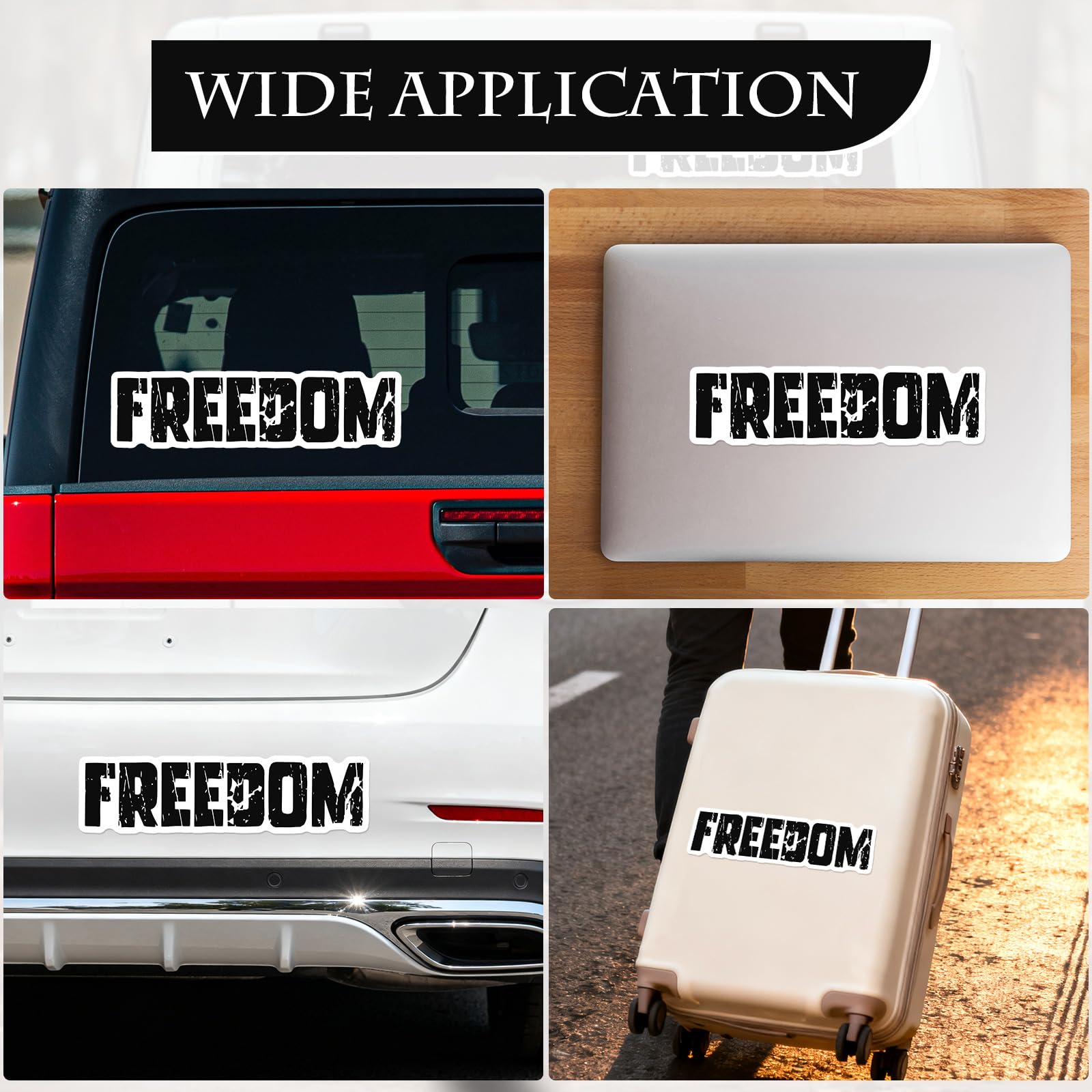 Snapklik.com : 5 Pcs Freedom Stickers, RIP True American Hero Bumper ...
