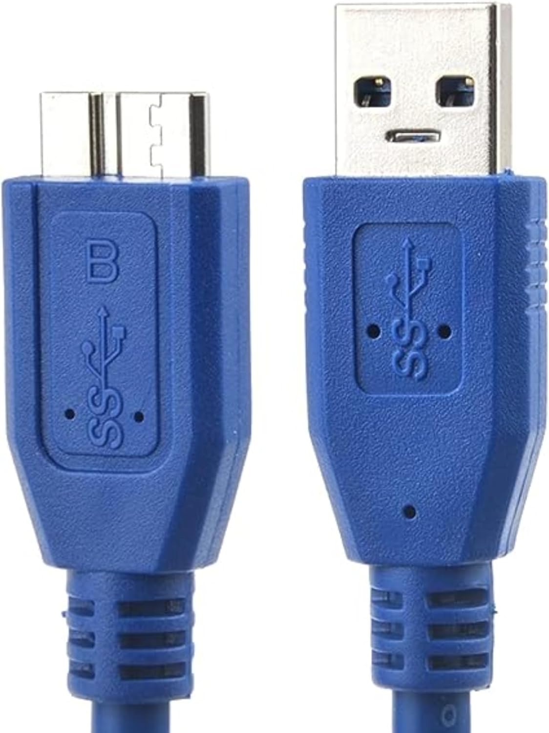 Amazon.com: GIZMAC USB 3.0 PC Micro-B Double Cable Cord Lead for WD ...