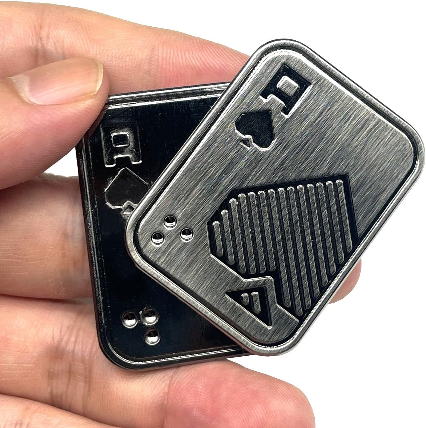 Amazon.com: Metal Poker Fidget Slider EDC Adult Fidget Toys ADHD Tool ...