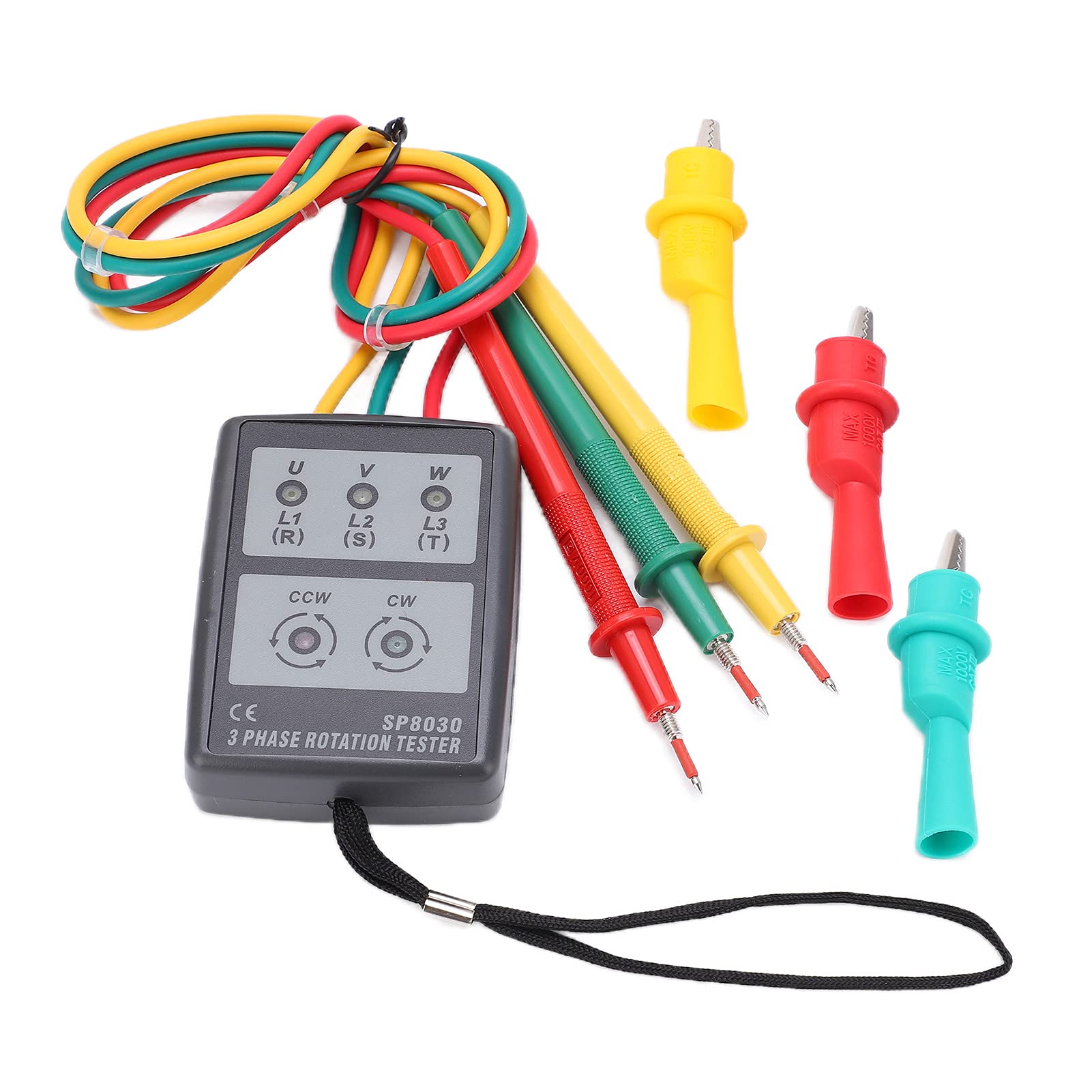 Buy Phase Rotation Tester, 3 Phase Battery Free Phase Sequence Detector ...