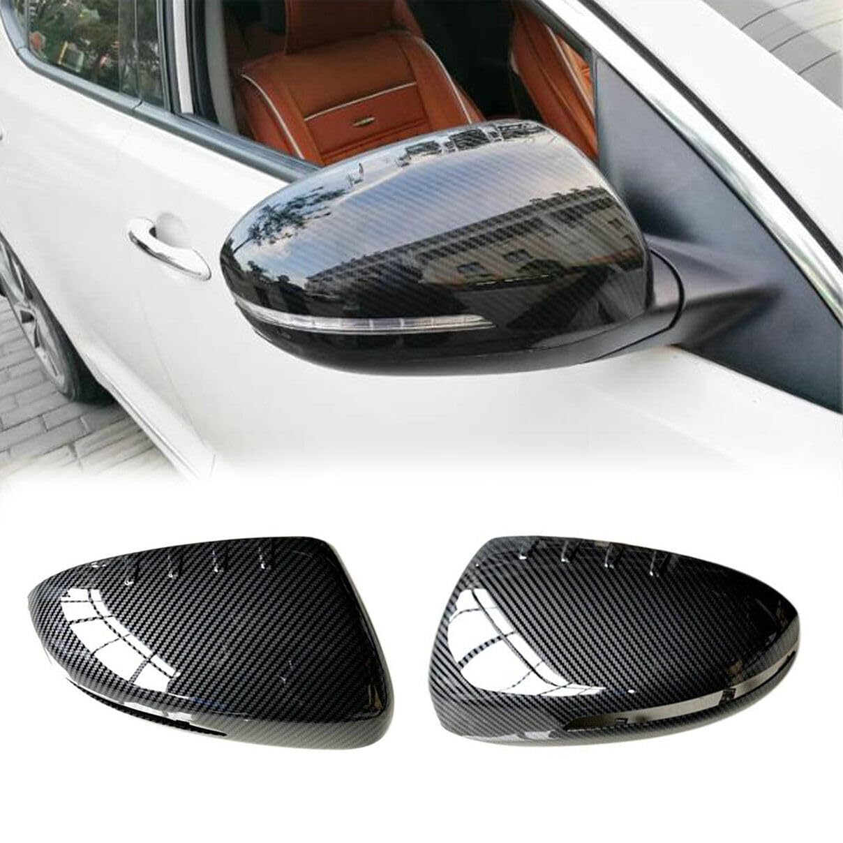 Amazon.com: 2Pcs/Set Rearview Side Mirror Cap Cover Replacement For KIA ...