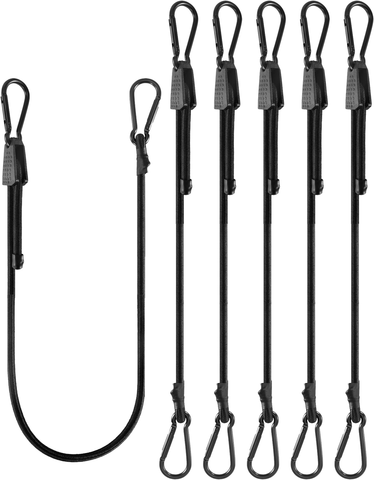 SmartStraps Adjustable Bungee Cords, 5 Piece Value Pack — Bungee Cords ...