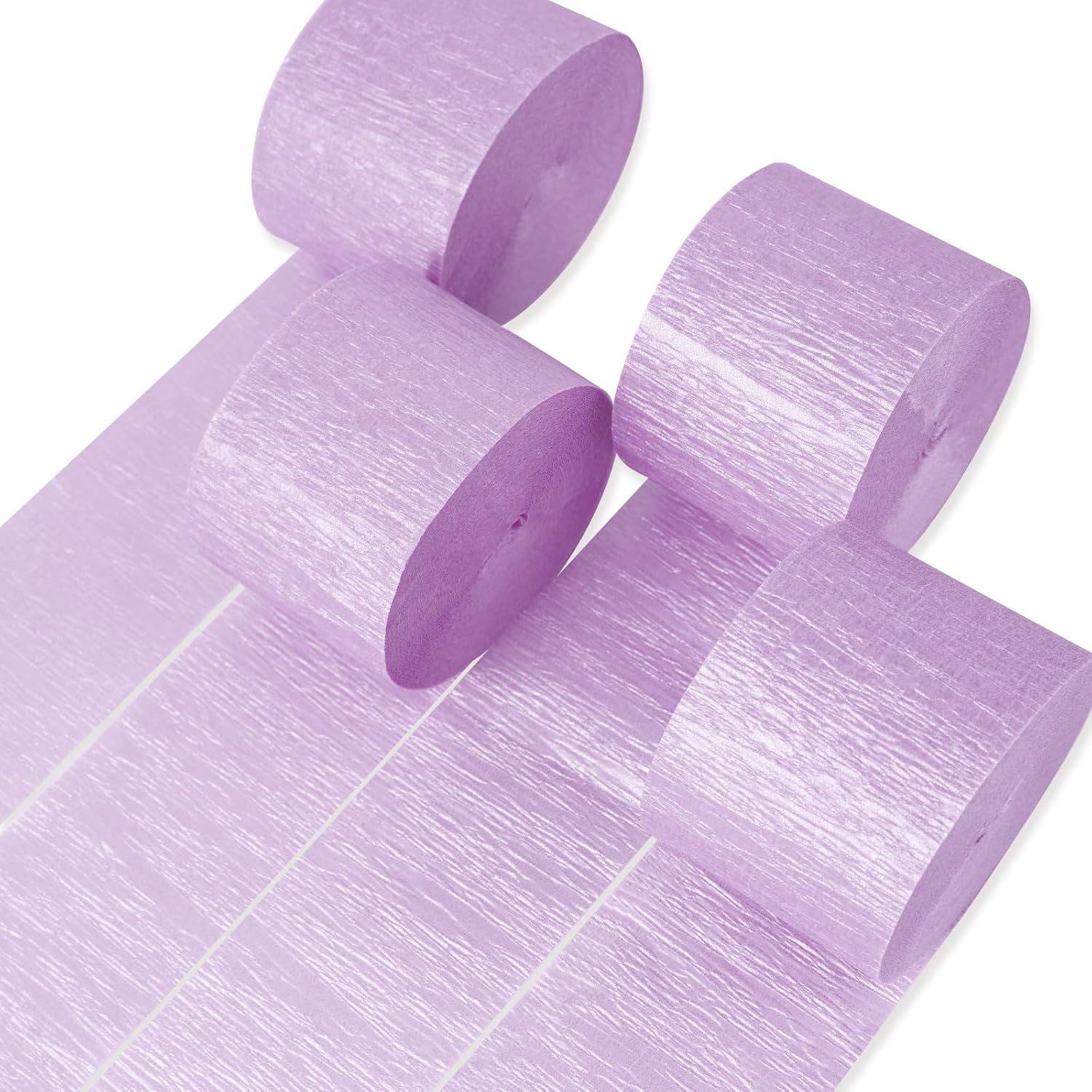 Amazon.com: PartyWoo Crepe Paper Streamers 4 Rolls 328ft, Pack of Crepe ...