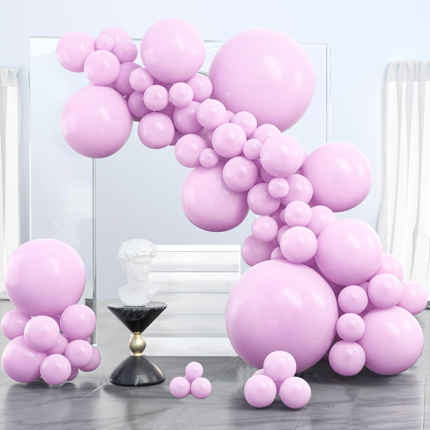 Amazon.com: PartyWoo Pink Balloons 100 pcs Different Sizes of 36 18 12 ...