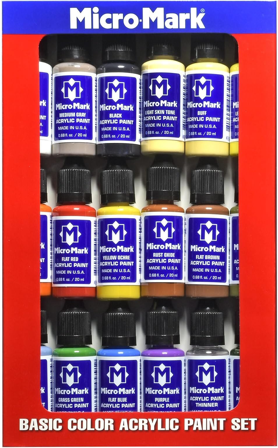 Amazon.com: Micro-Mark Basic Color Paint Super Value Package : Arts ...