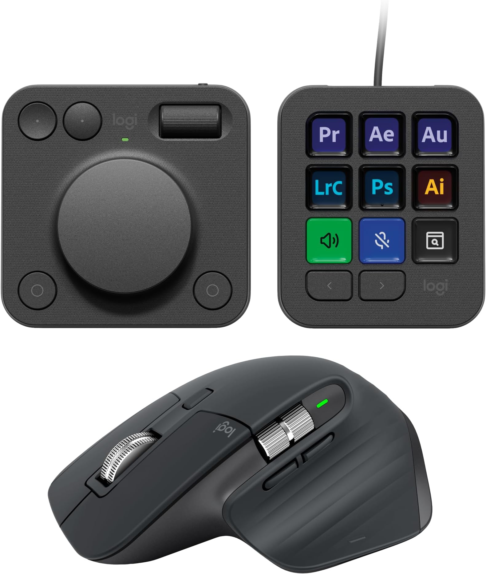 Amazon.com: Logitech MX Master 3S & Creative Console Bundle: Precision ...