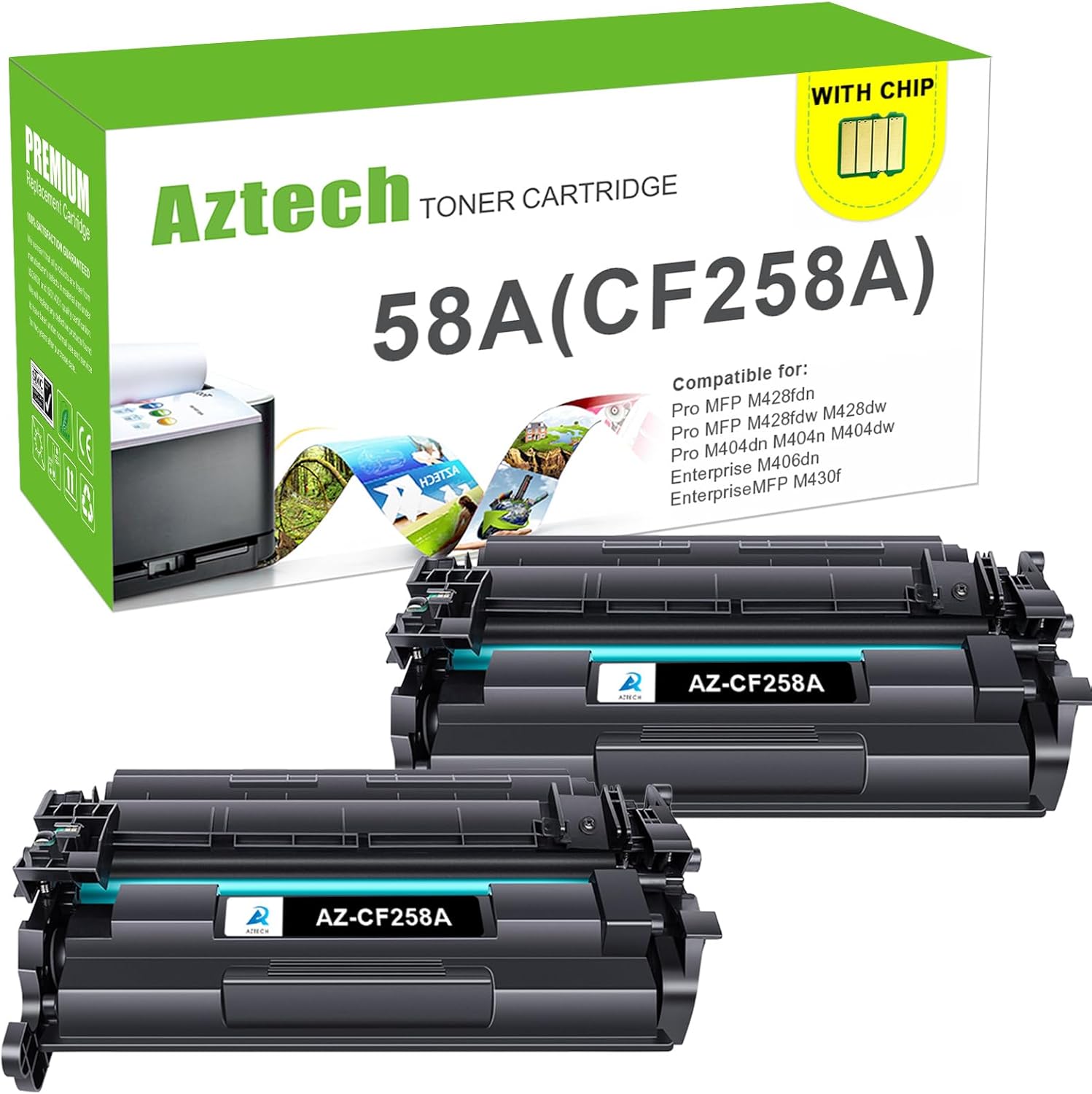 Amazon.com: Aztech Compatible Toner Cartridge Replacement for HP 58A ...