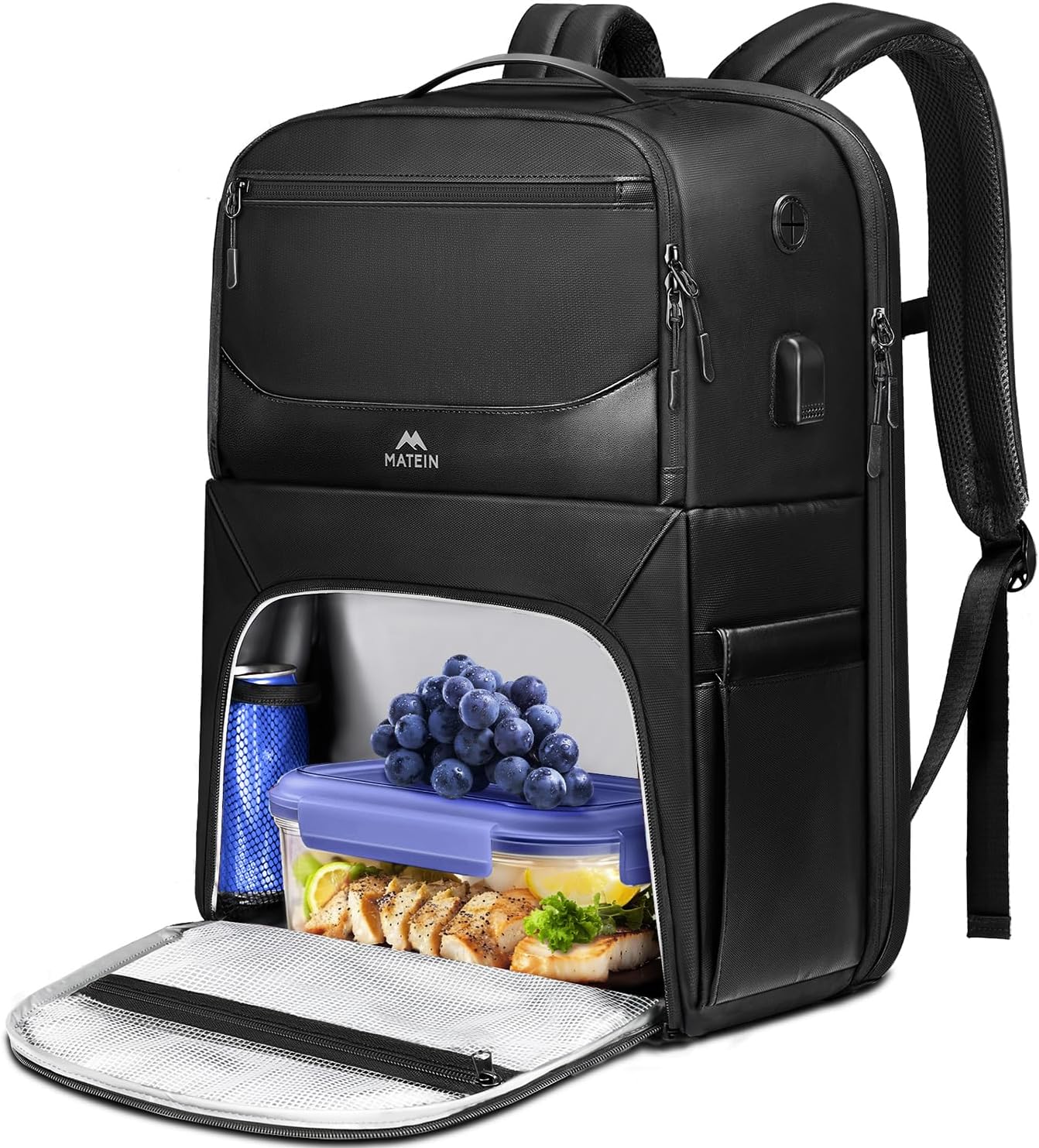 Amazon.com: MATEIN Lunch Backpack for Men Work, Large 17 Inch Laptop ...