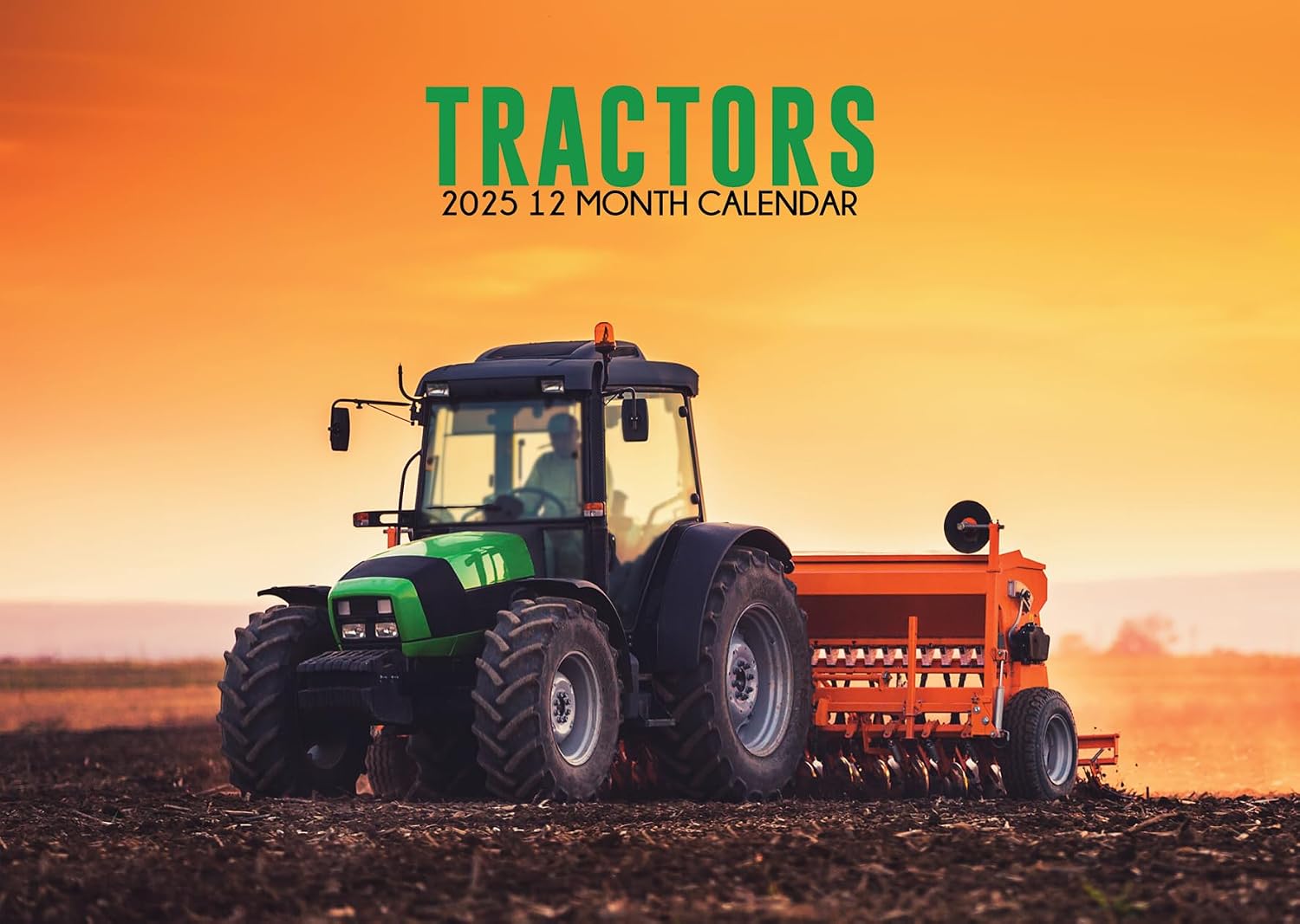 Tractors 2025 - A3 Size Wirobound Calendar : Amazon.co.uk: Stationery ...