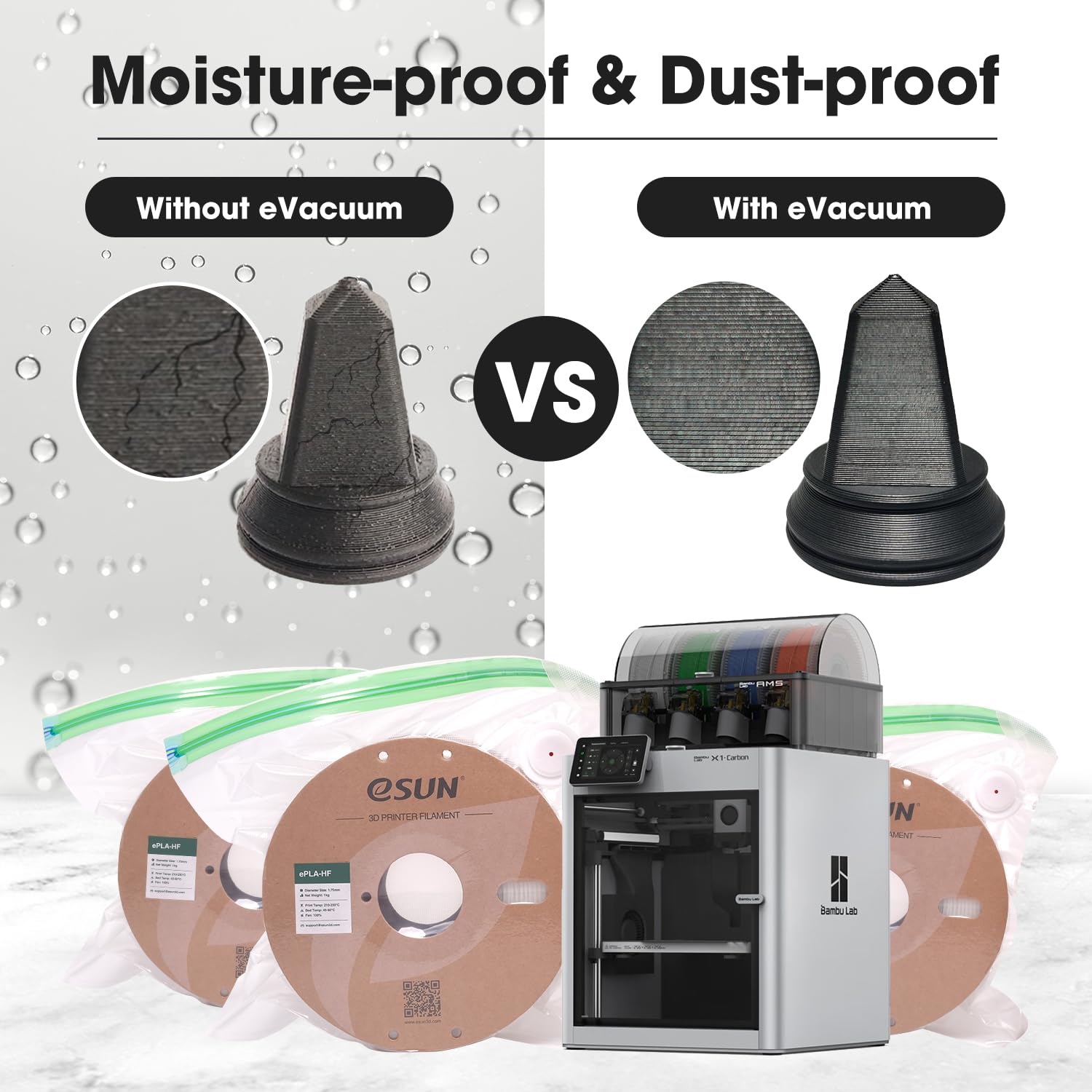 Snapklik.com : 3D Printing Filament Vacuum Storage Bag, Spool Storage ...