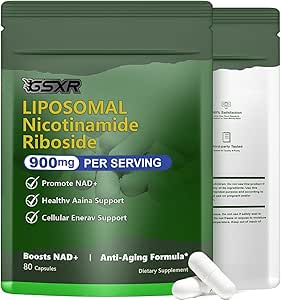 Amazon.com: GSXR NAD+ Supplement 900MG, Nicotinamide Riboside Resveratrol 900mg, Liposomal NAD ...
