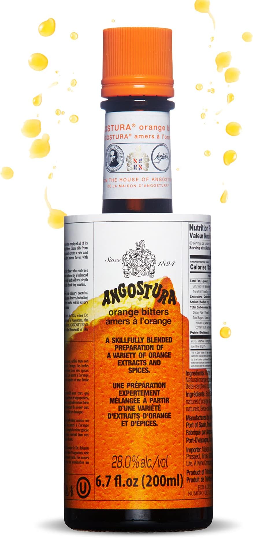 Amazon.com : ANGOSTURA Orange Bitters, Cocktail Bitters for ...