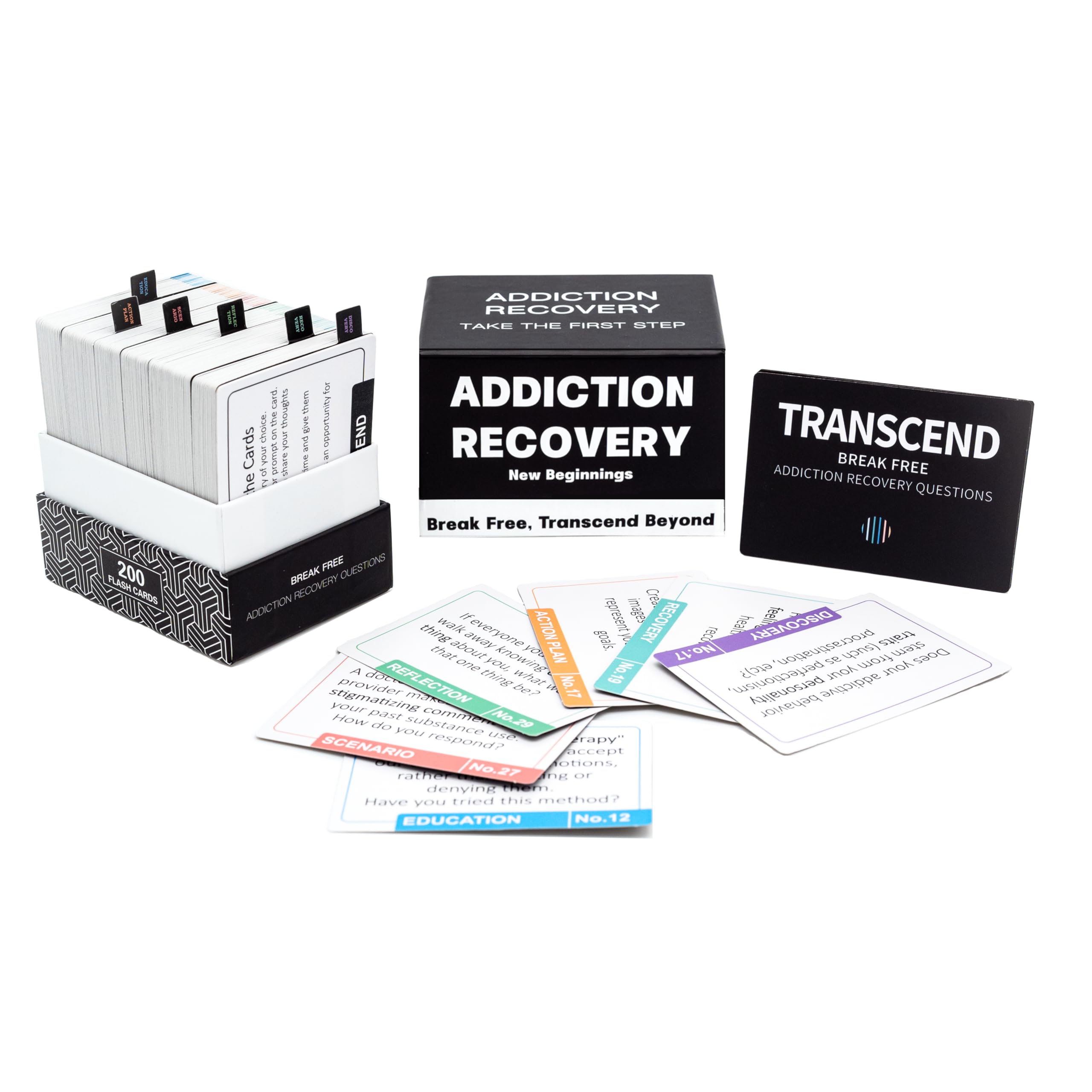 Snapklik.com : Transcend 200 Addiction Recovery Cards For Engaging ...
