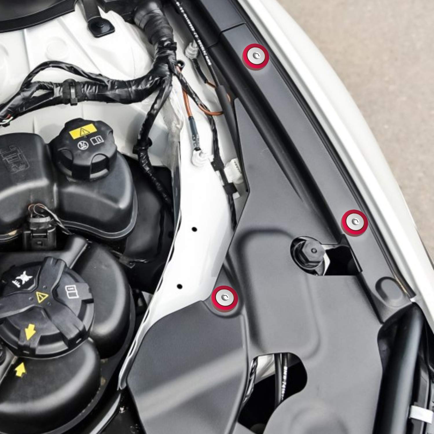 Snapklik.com : M6x20mm CNC Billet Aluminum Fender Bumper Washer Bolt ...