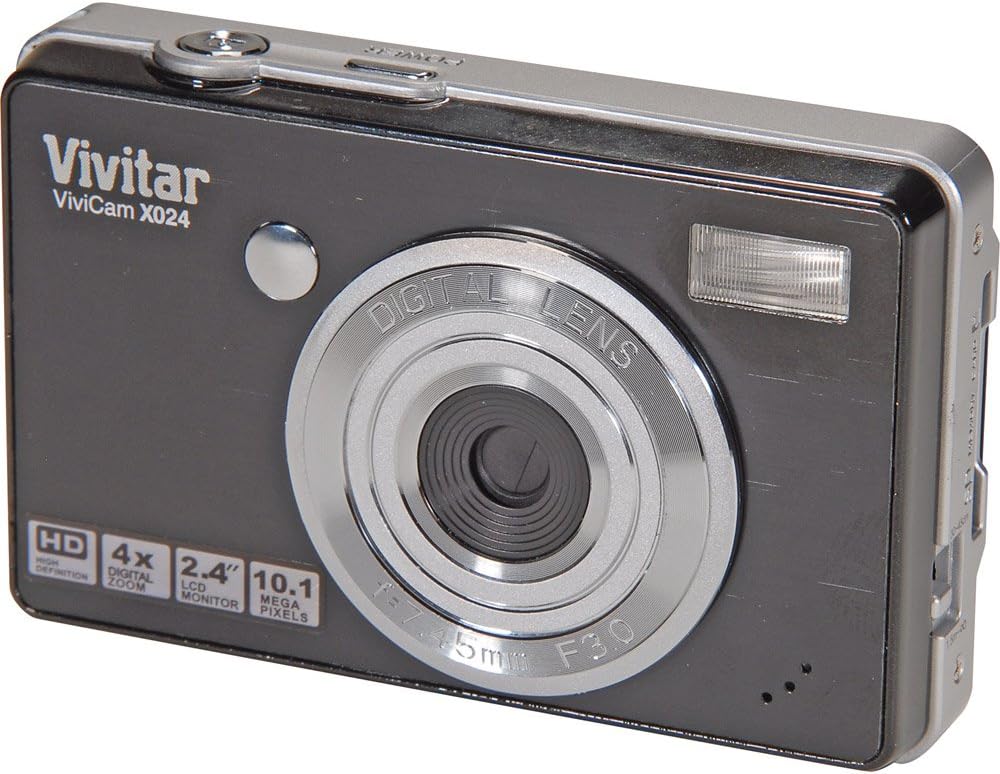 Amazon.com : Vivitar ViviCam X024 10.1MP Digital Camera (Black ...