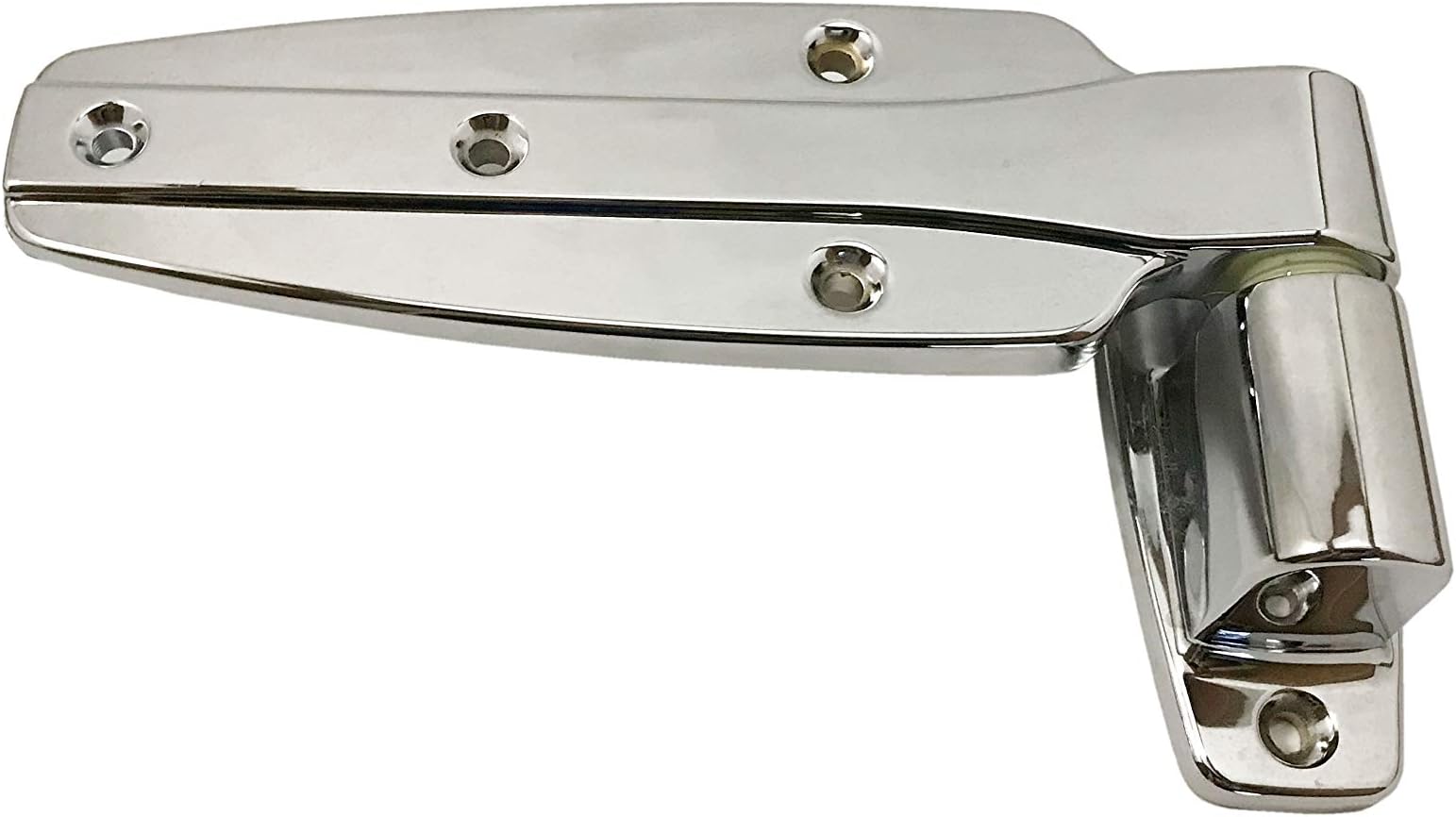 Kason 1245 Reversible Cam-Rise Hinge, 1-1/2 Inch Offset, Brushed Chrome ...