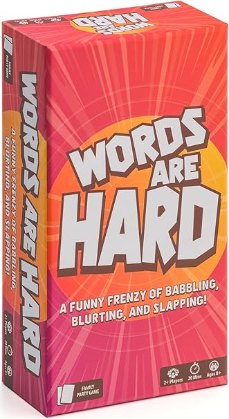 Amazon.com: Lost Boy Entertainment Words are Hard – Card Games – Family ...
