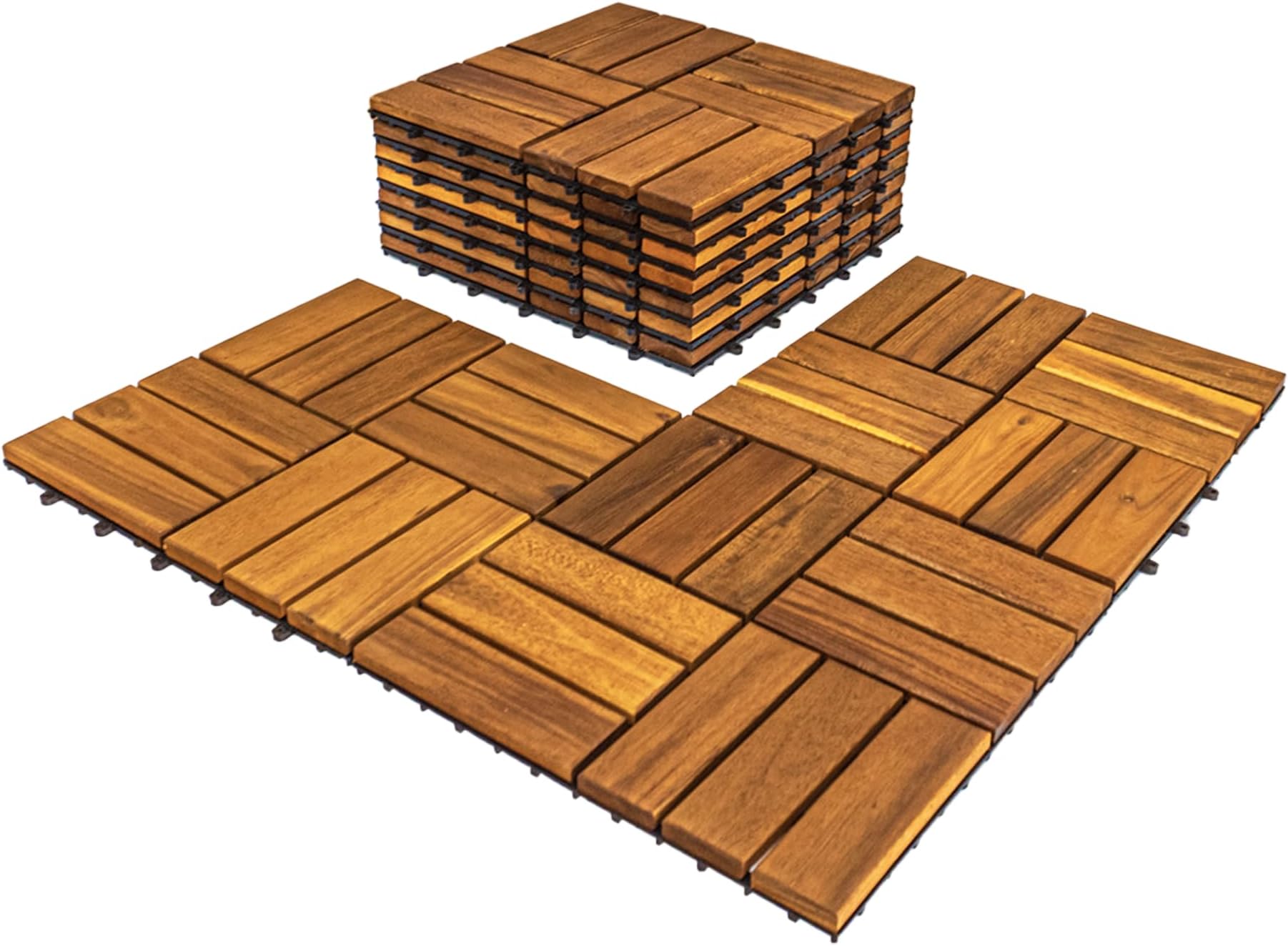 Amazon.com : RattanView Wooden Garden Pathway Walkway 8 ft Non Slip ...
