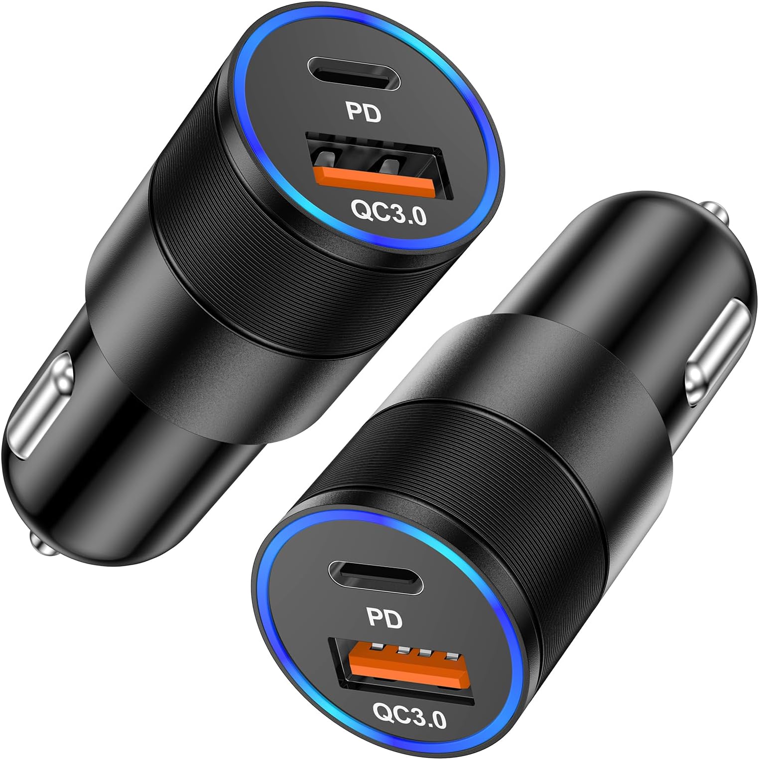 Amazon.com: 180W Retractable Car Charger Cigarette Lighter Splitter, 5 ...