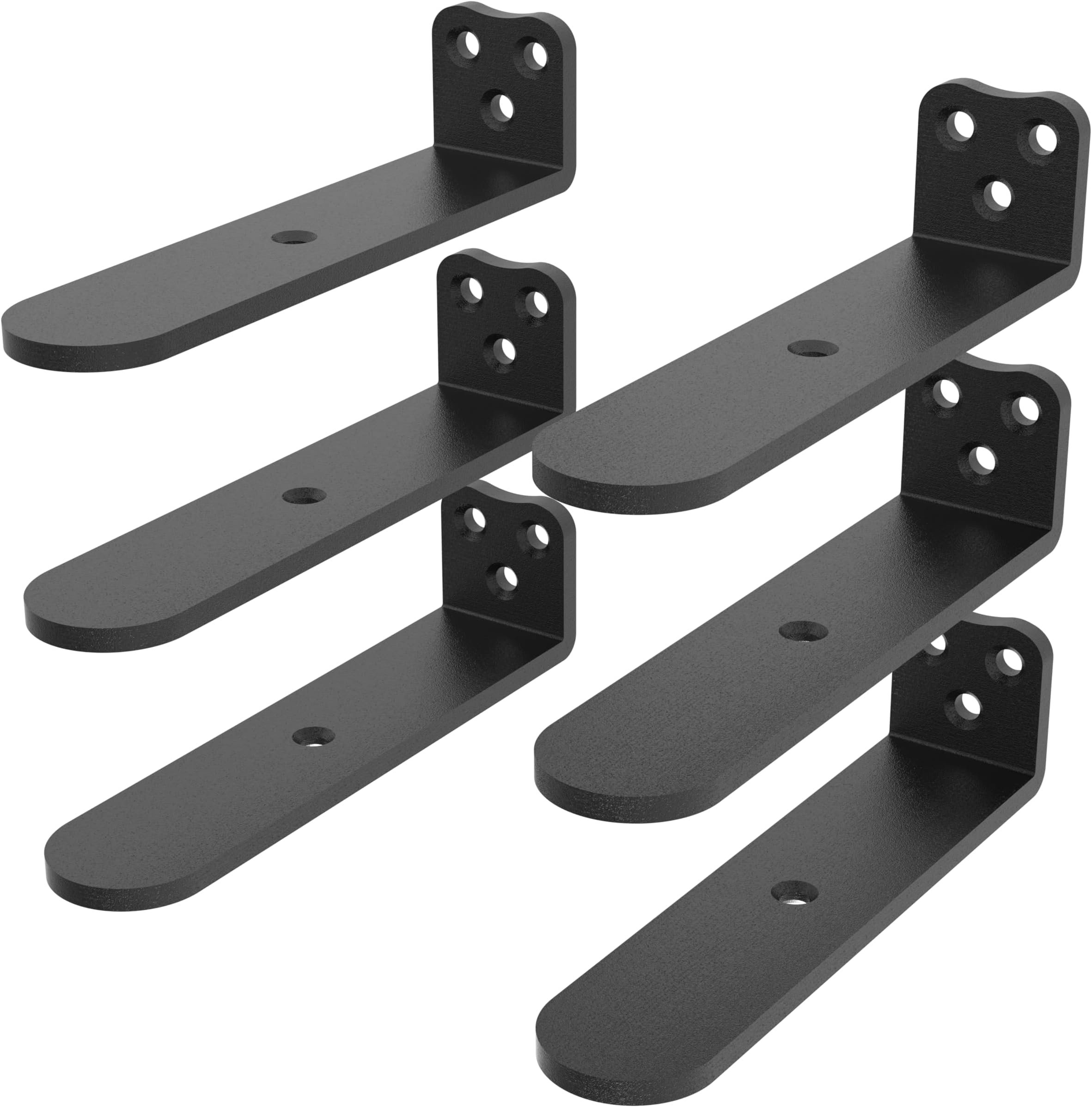 Amazon.com: Heavy Duty Shelf Bracket, 1/4 Inch Thick,（4 Inch -6 Pack ...