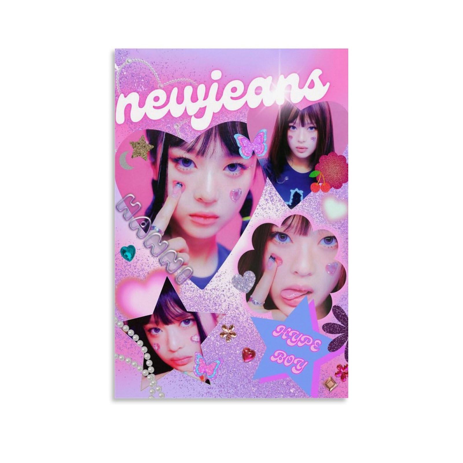 Amazon.com: NewJeans Hanni Y2K Poster Kpop Poster 90s Canvas Wall Art ...