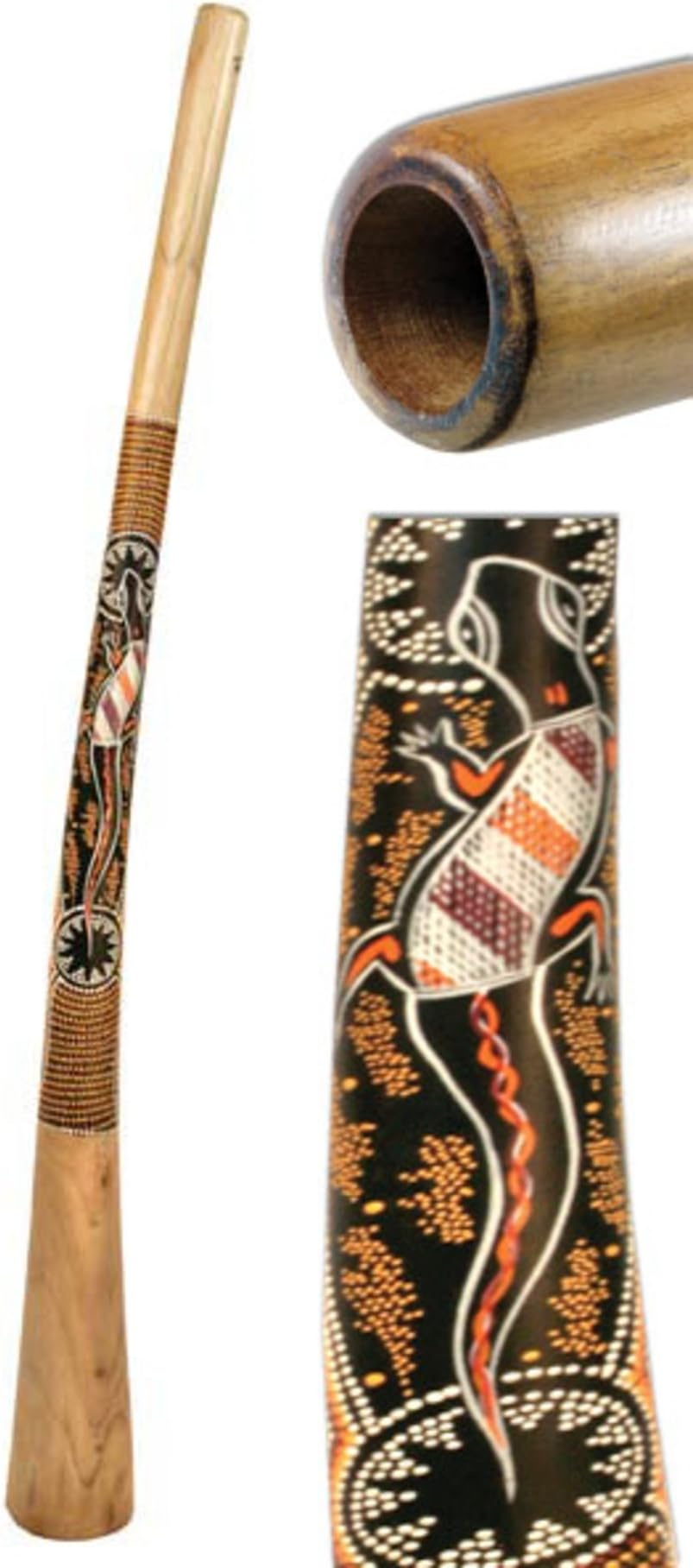 Amazon.com: Didgeridoo Teak Wood Painted (59 inch) : Musical Instruments