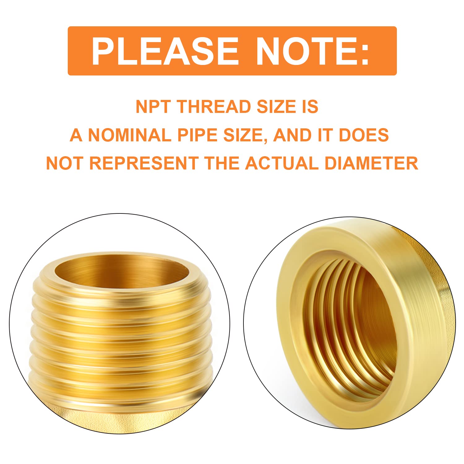 Snapklik.com : Gasher 16PCS Brass Pipe Fitting Inner And Outer Wire Elbow