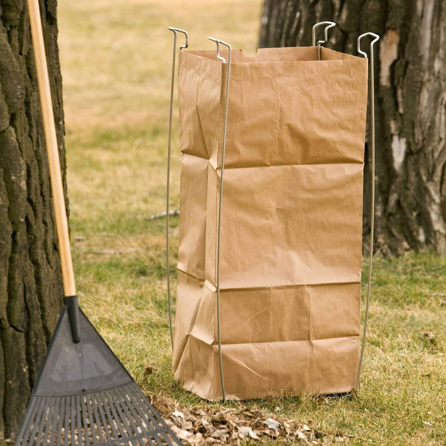 Amazon.com: HGTV Winner Leaf Gulp 200 Lawn Bag Holder Turns Paper Leaf ...