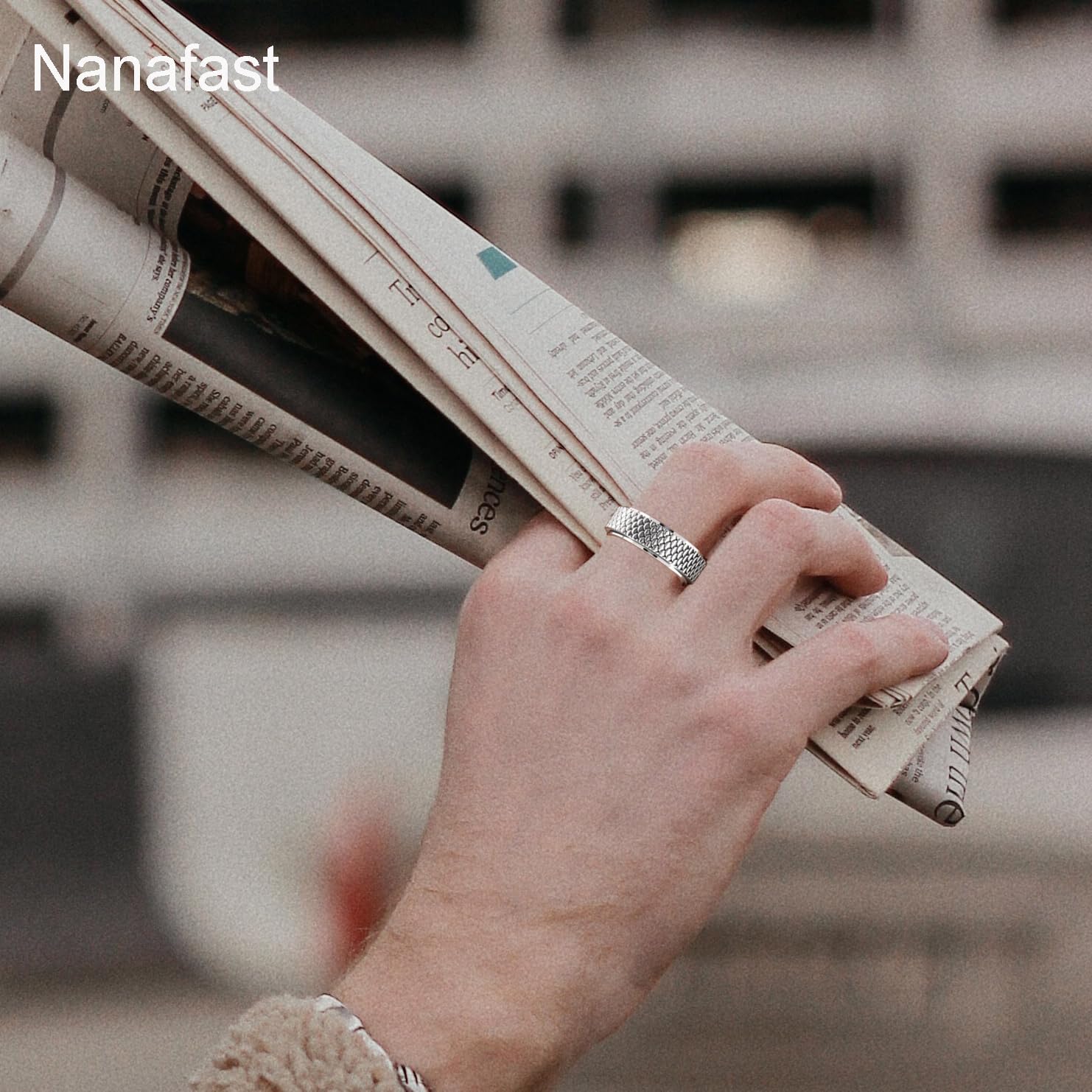 Snapklik.com : Dragon Fidget Ring For Men - Cool Stainless Steel Carp ...