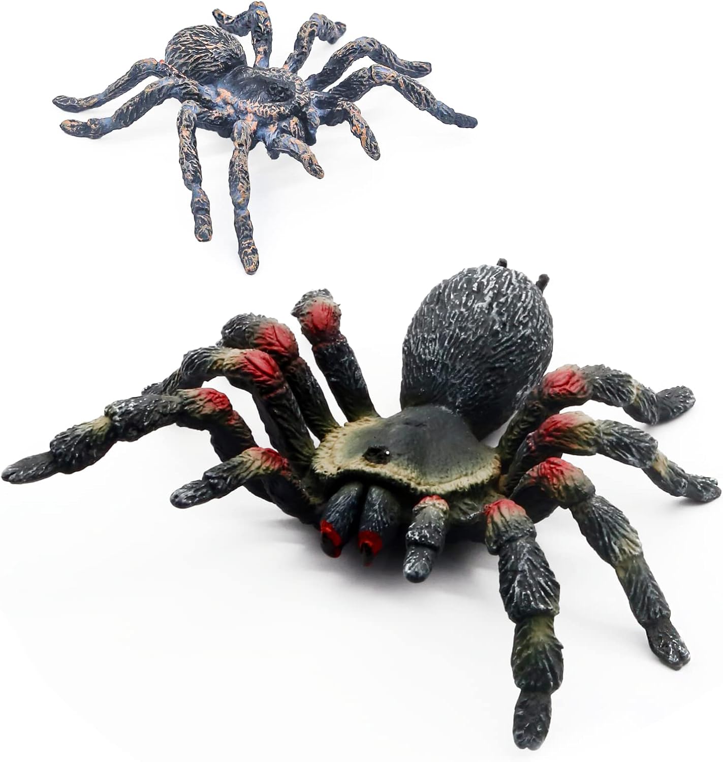 SIENON Realistic Spider Animal Figures- 2Pcs Spider Figurines Lifelike ...