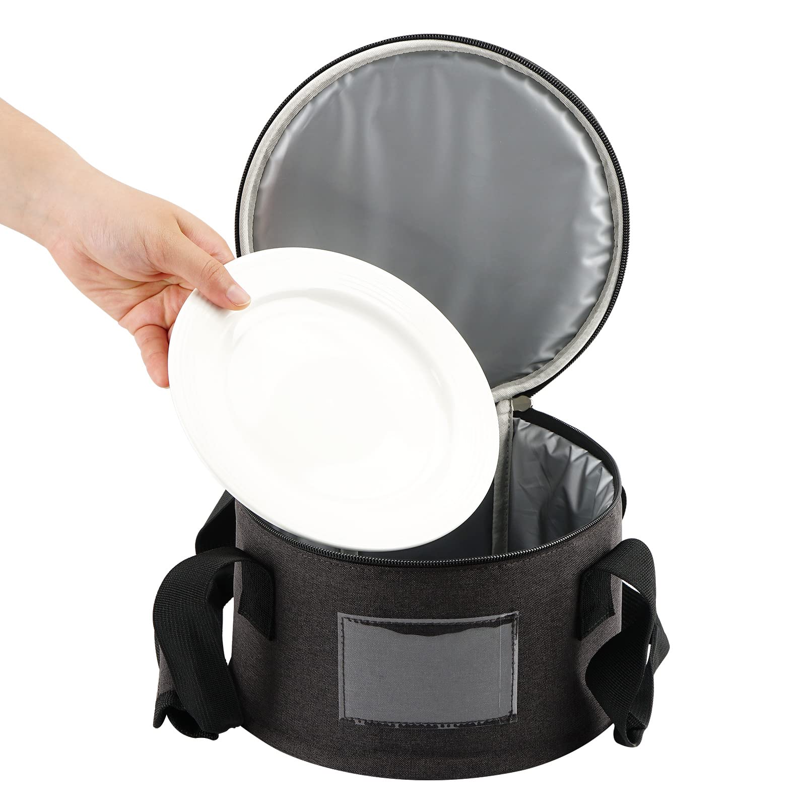 Amazon.com: Kingshion 12" Diameter China Saucer Plate Storage Bag with ...