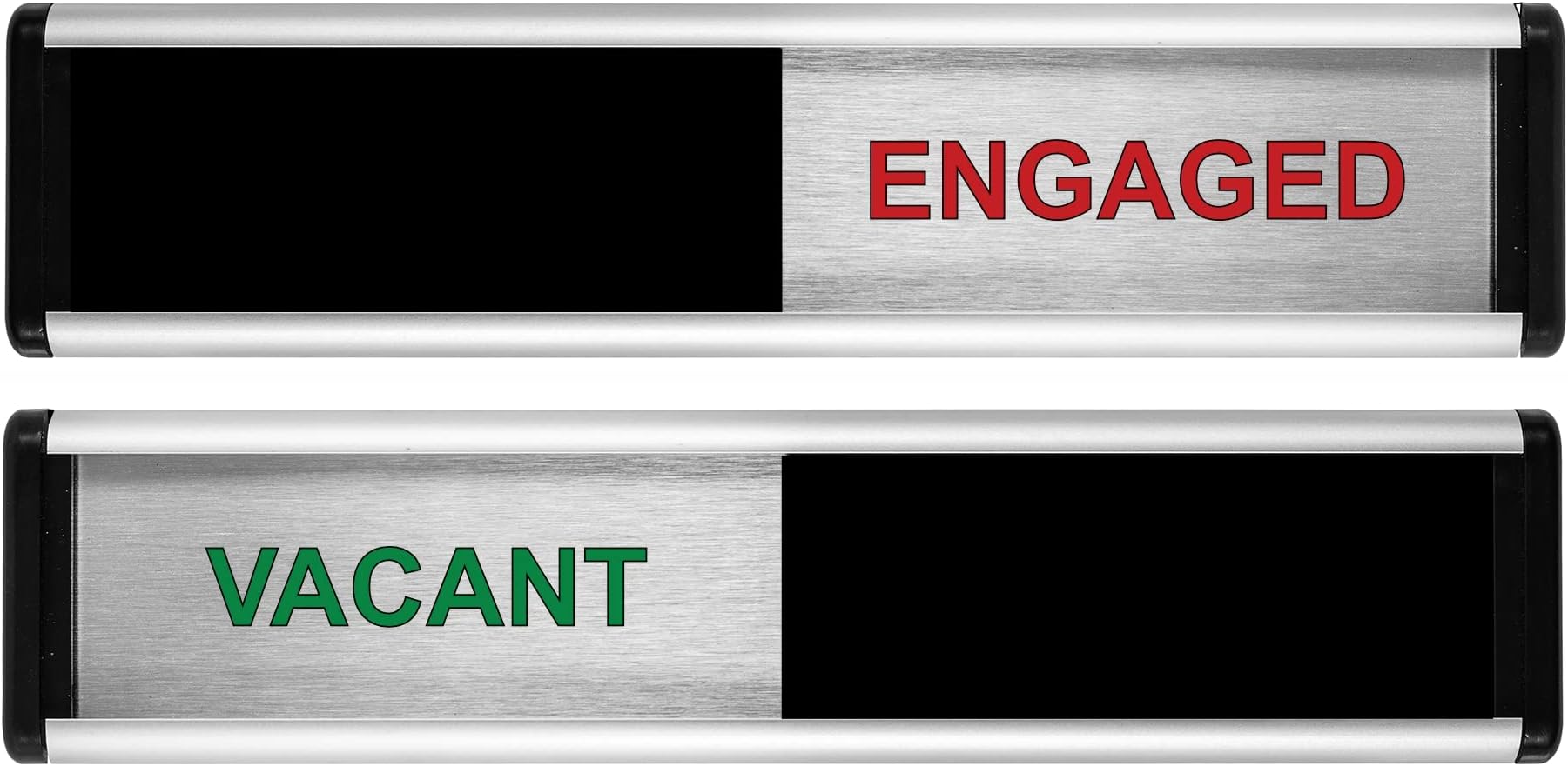 Sliding Signs - Entry Control - Engaged/Vacant (Or Your Wording ...