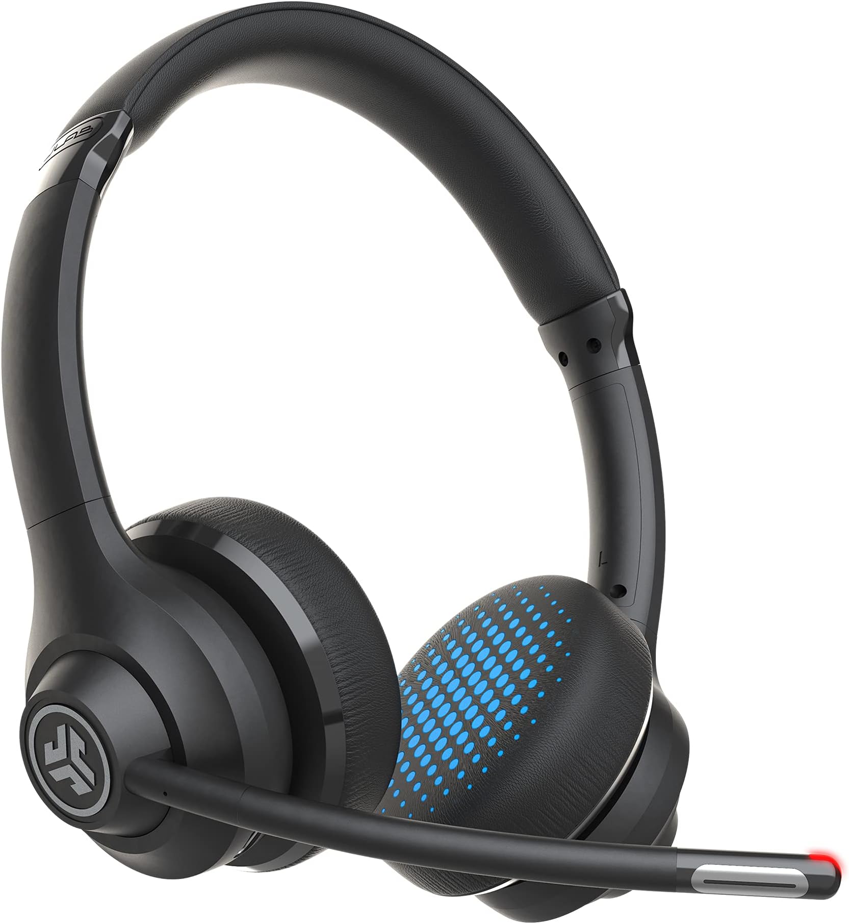 JLab Go Work Wireless On Ear Headsets with Microphone - 45+ Playtime PC ...