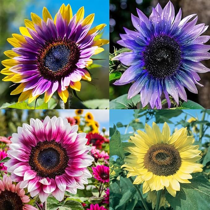 Amazon.com : 100+ Sunflower Seeds for Planting-Heirloom in Home Outdoor ...