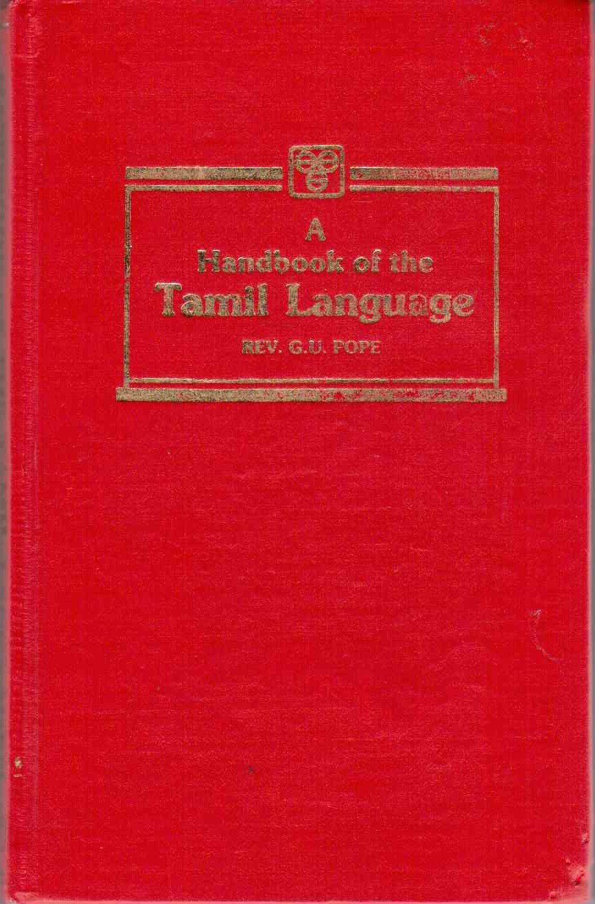 Amazon.com: Tamil Handbook- A Handbook of the Tamil Language ...