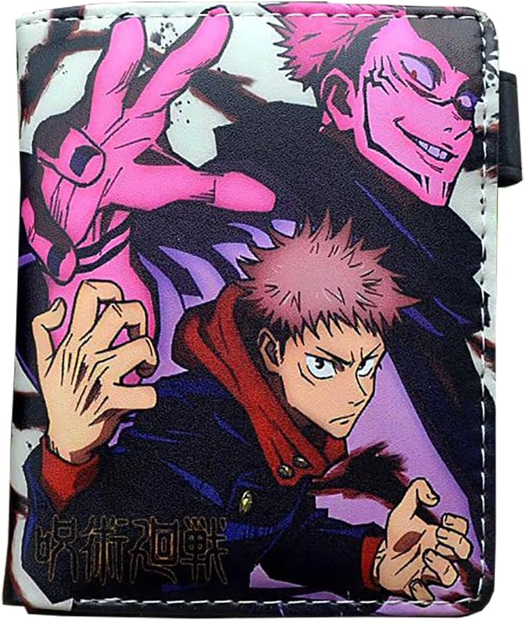 Amazon.com: AYSSYREE Yuji Wallet, JJK Itadori Anime Merch Wallet ...