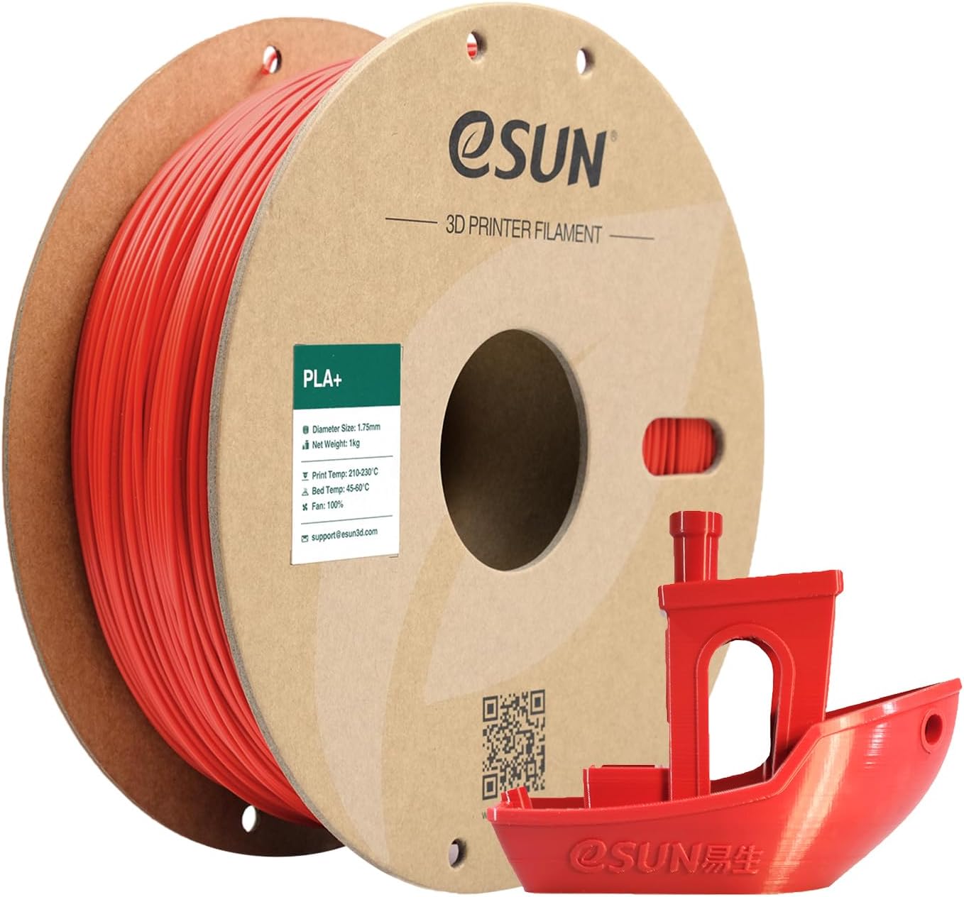 eSUN PLA+ Filament 1.75mm, 3D Printer Filament PLA Plus, Dimensional ...