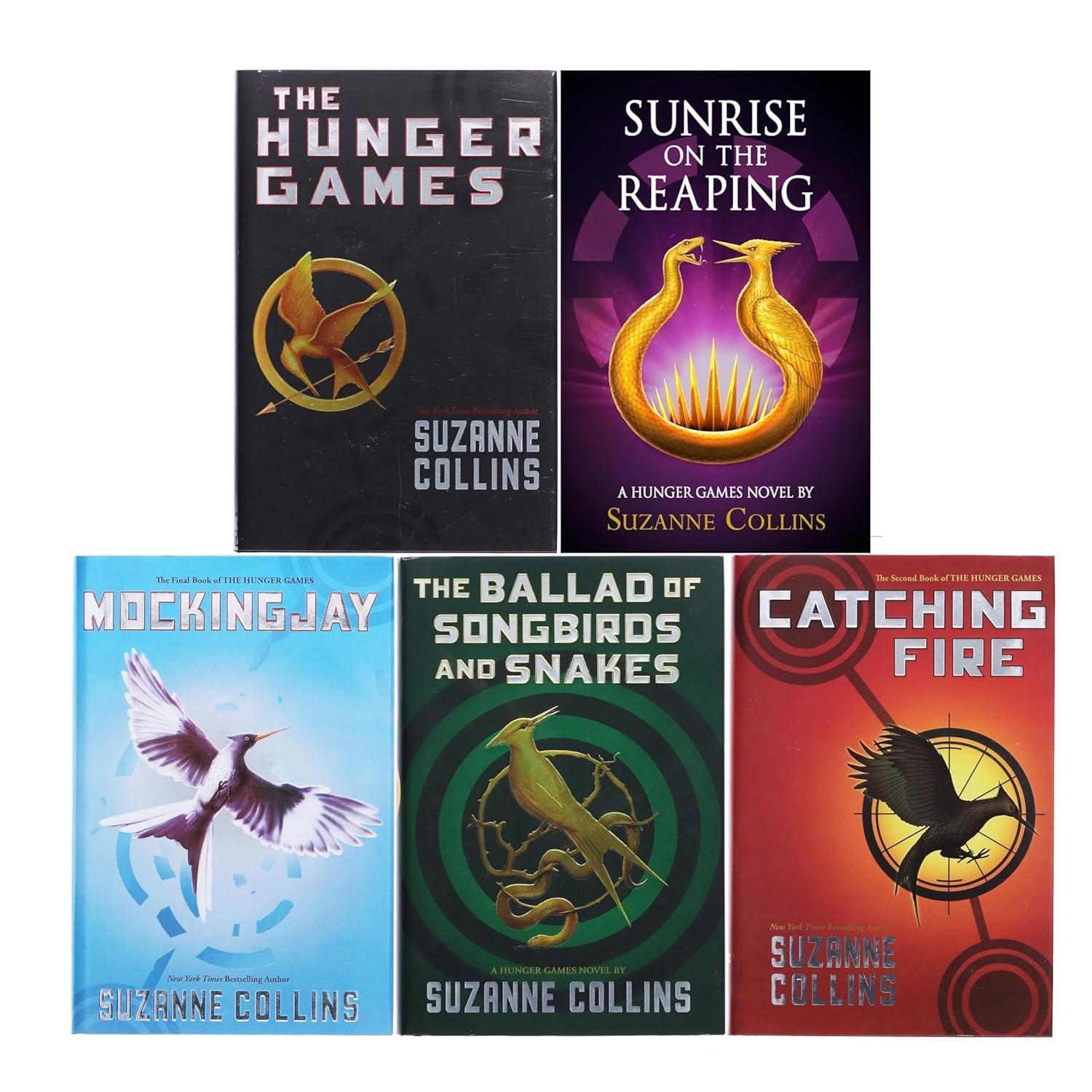 The Hunger Games Series by Suzanne Collins 5 Books Collection Set ...