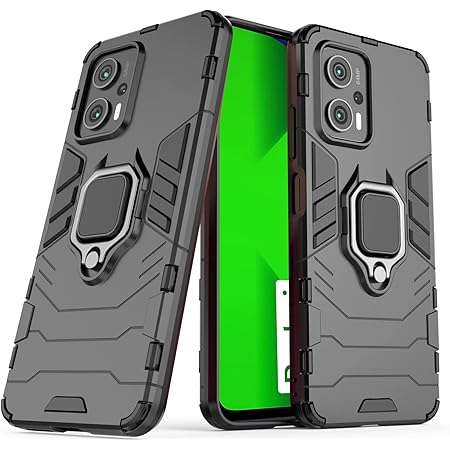Jkobi Back Cover Case for Xiaomi Redmi K50i (Dual Layer Hybrid | Ring ...