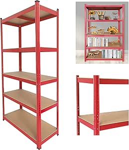 ANSIMIDA 5-Tier Shelving Unit, Heavy Duty Shelving Unit for Storage ...