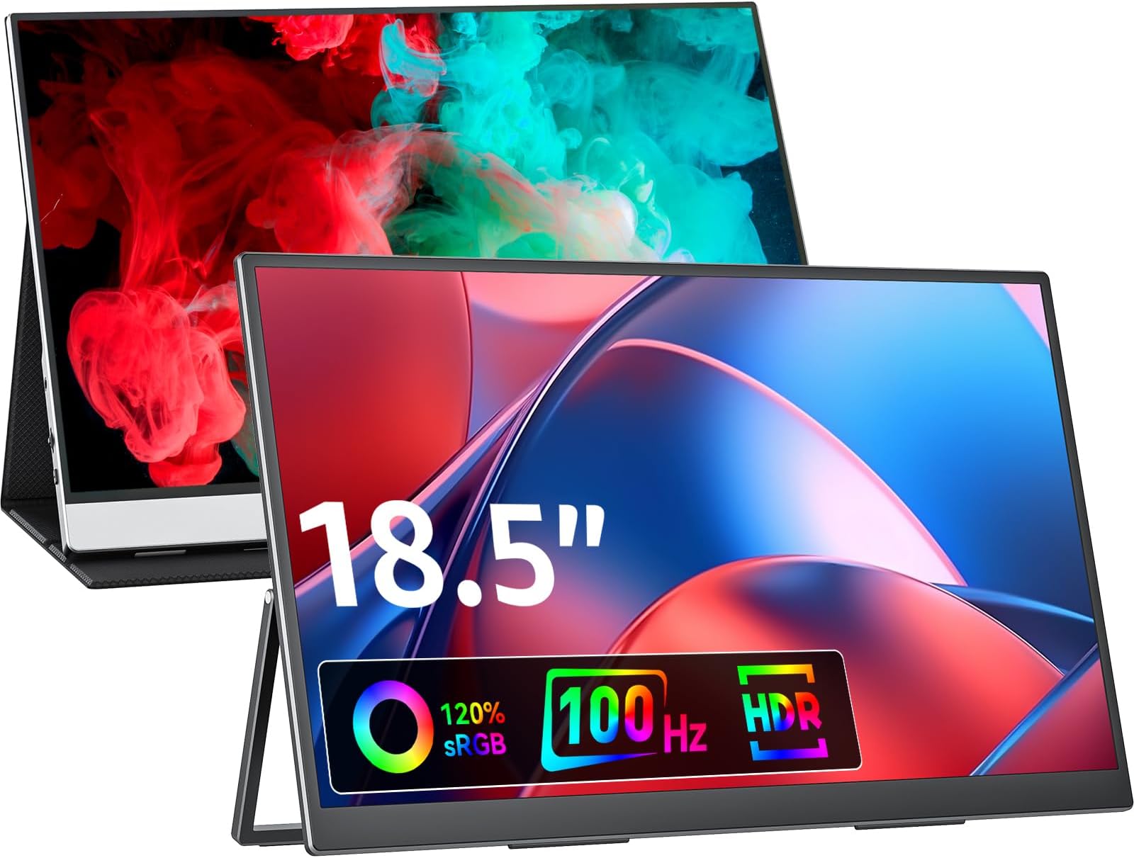 Amazon.com: VisionOwl Portable Monitor Bundle 【18.5inch 100Hz & 15 ...