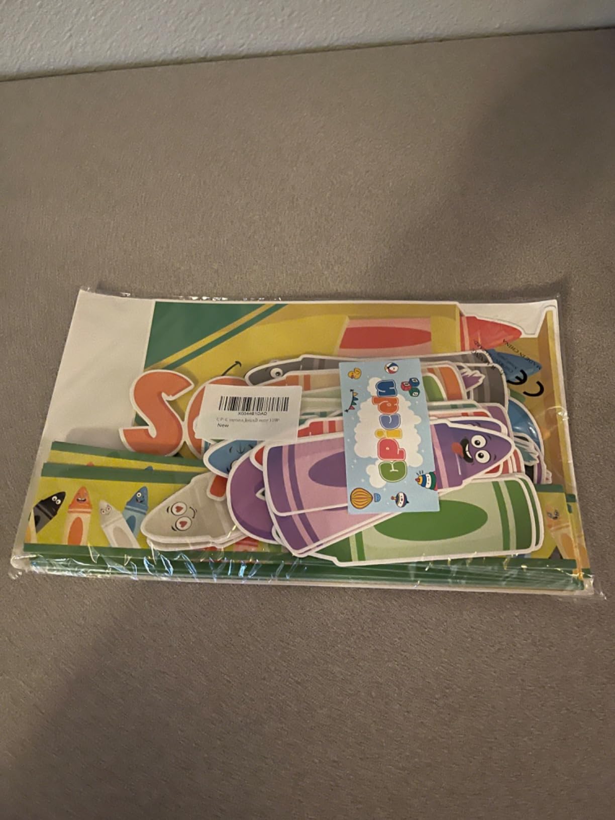 Amazon.com : CPicdn 119Pcs Crayon Cutouts Back to School Religious ...