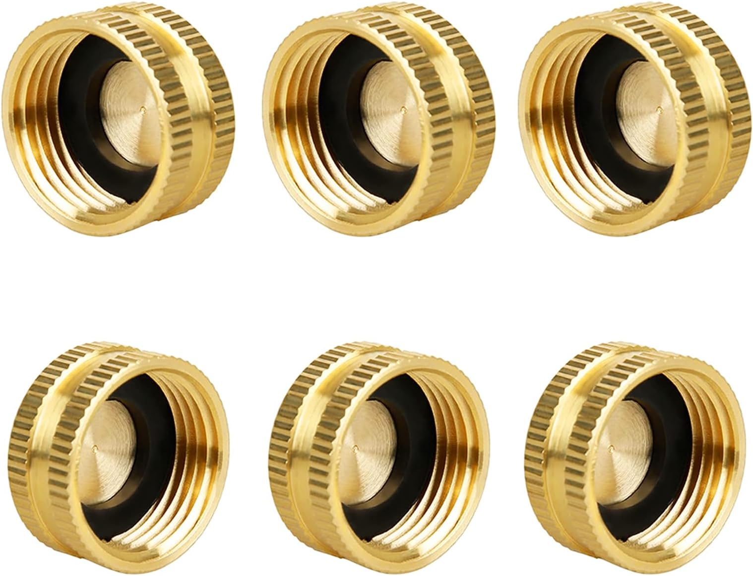 Amazon.com: DIRBUY Garden Hose Cap with Washers 12 Pack, 3/4 Inch ...